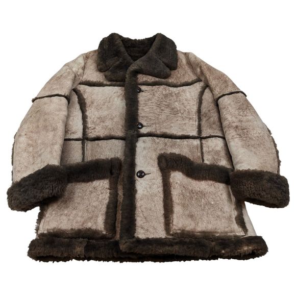Berman's | Jackets & Coats | Bermans Suede Leather Sheepskin Shearling ...